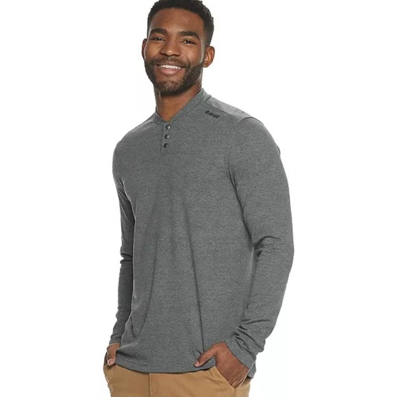 Hi-Tec | Shirts | Mens Hitec Silver Bay Tech Modernfit Thermal Henley ...